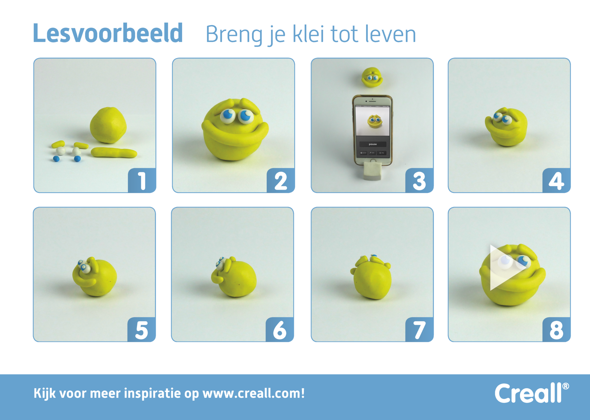 Activiteitenkaart breng je klei tot leven - de Rolf groep